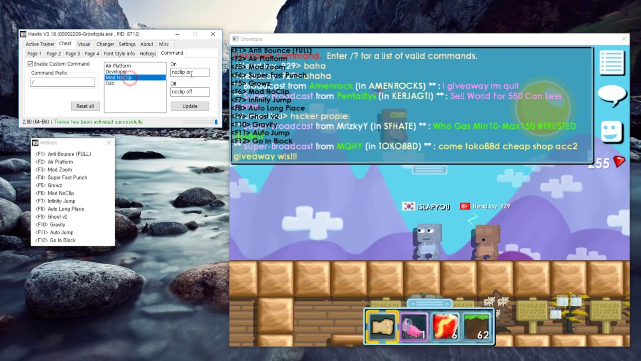 Growtopia Hawks V3 18 2.82 32Bit 64bit Update Added 2 Langauge, Custom ...