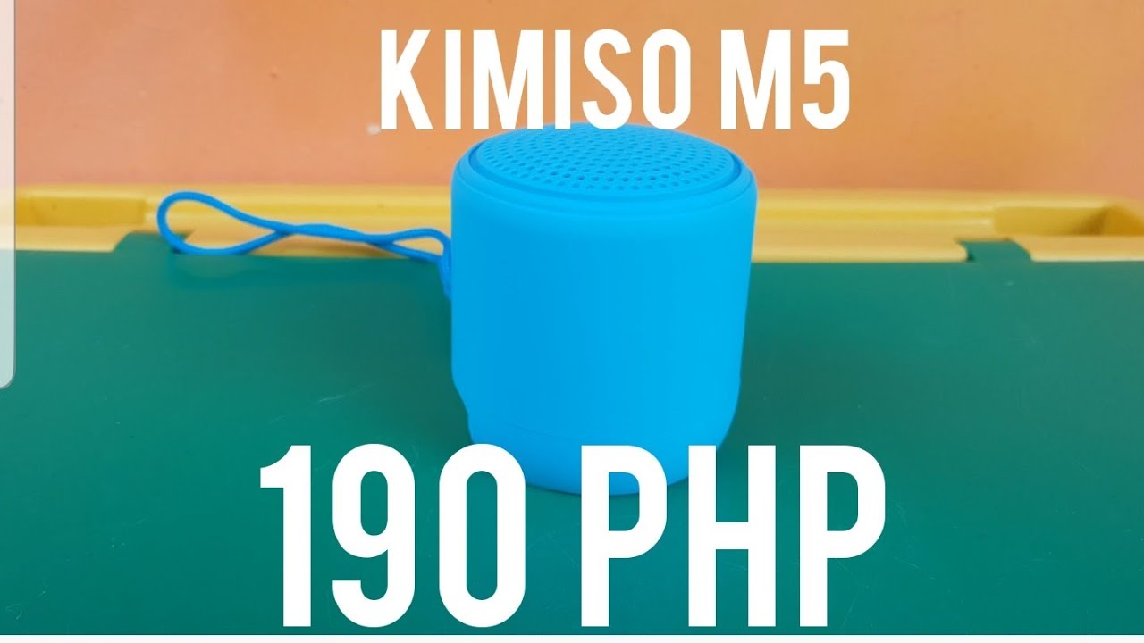 KIMISO M5 bluetooth speaker cheap affordable budget portable - YouTube