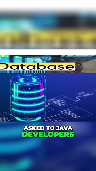 Master the Top 4 Database Interview Questions for Java Developers | #java #shorts #interview ...