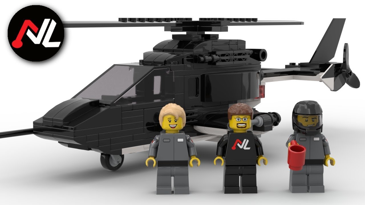 #LEGO #moc Airwolf, better than Blue Thunder - YouTube