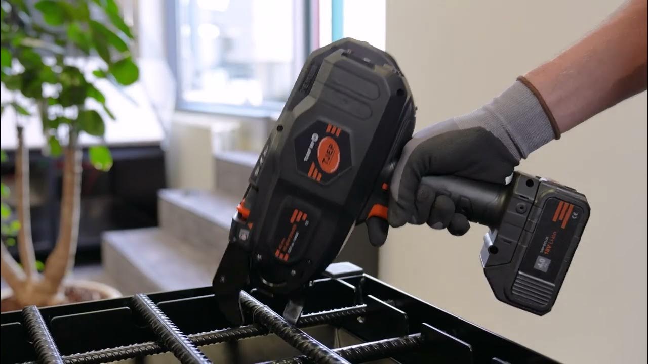 TJEP EP-40 Re-bar Binder - Unboxing and Demo - YouTube
