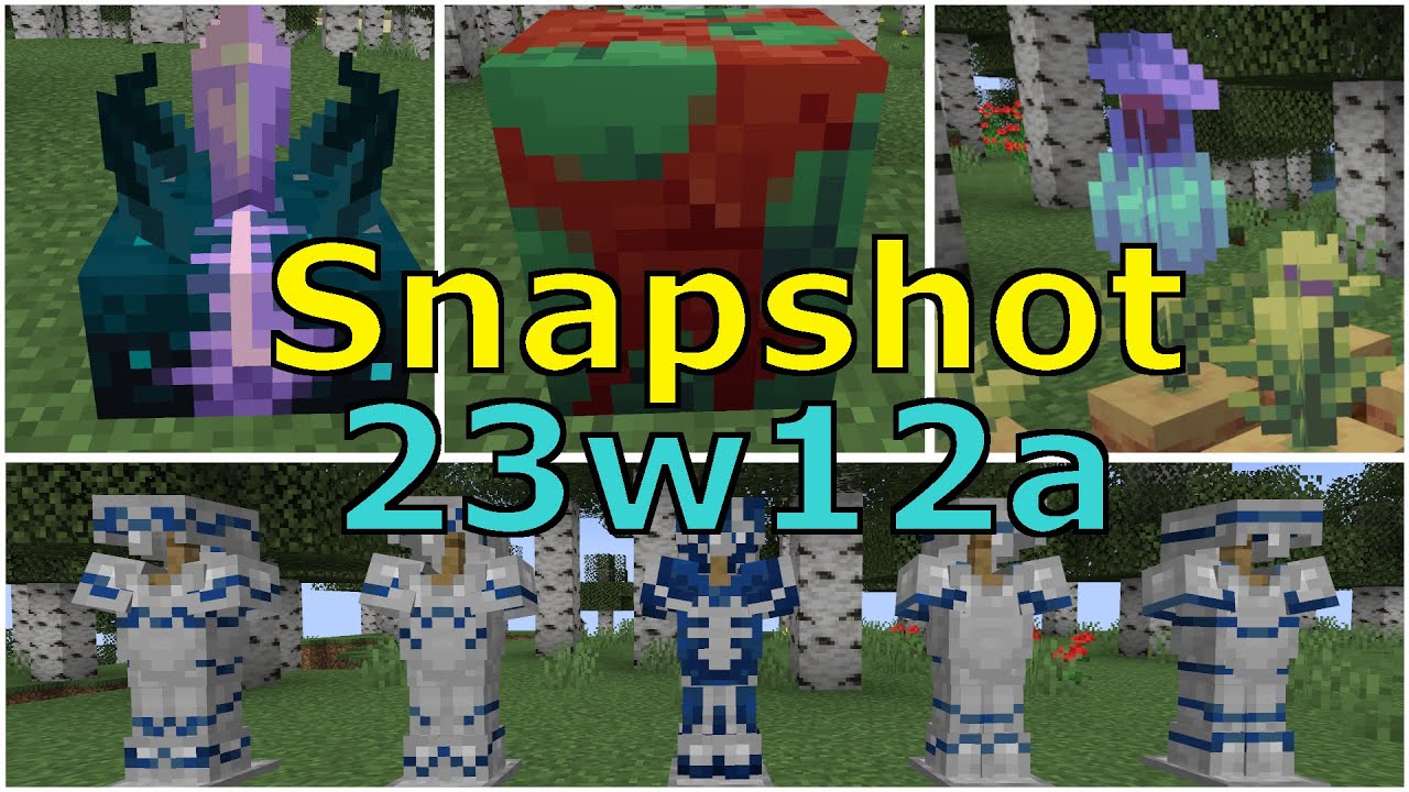 Minecraft 1.20 wird noch größer! Coole Updates! | Snapshot 23w12a - YouTube