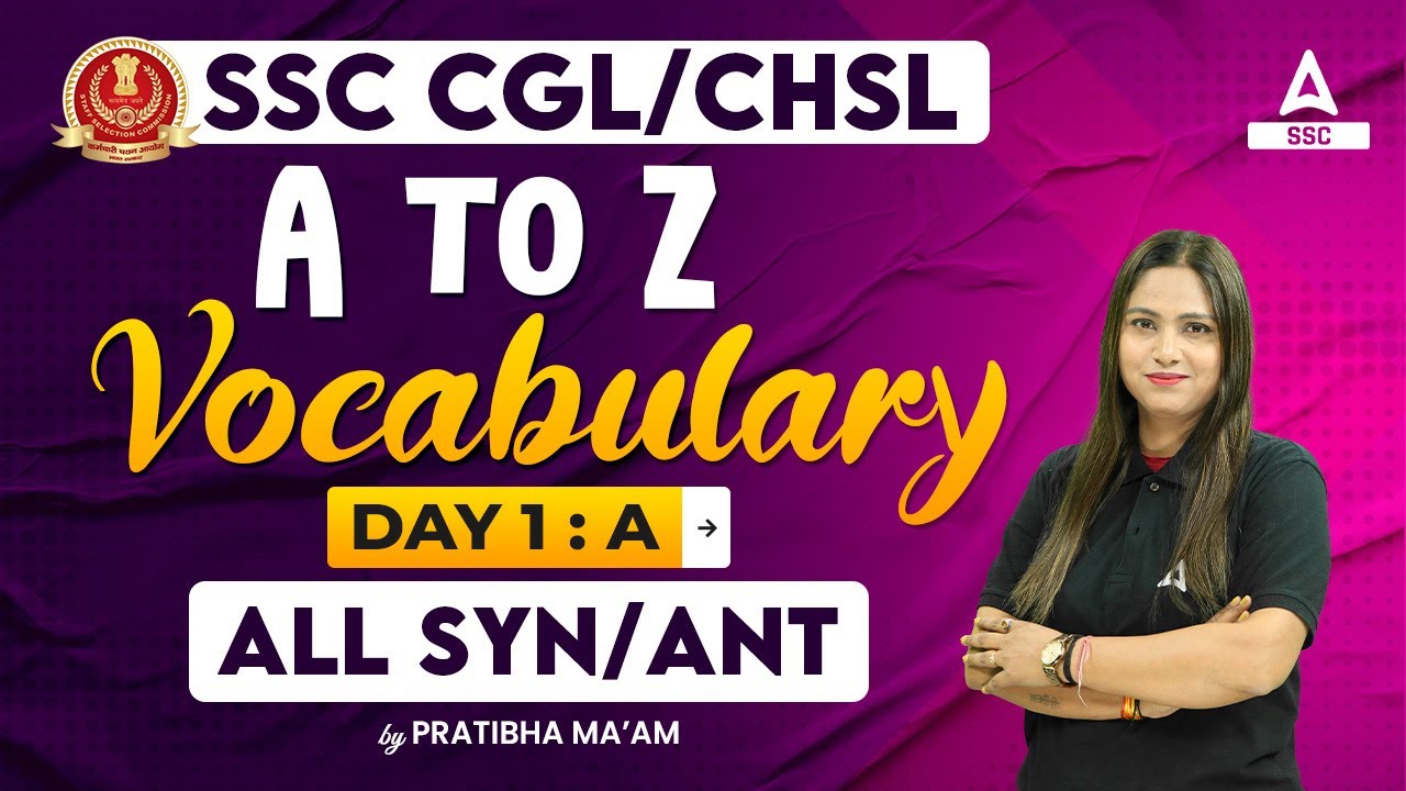 Vocabulary For SSC CGL CHSL Synonyms And Antonyms For SSC CGL CHSL vocabulary-for-ssc-cgl-chsl-synonyms-and-antonyms-for-ssc-cgl-chsl
