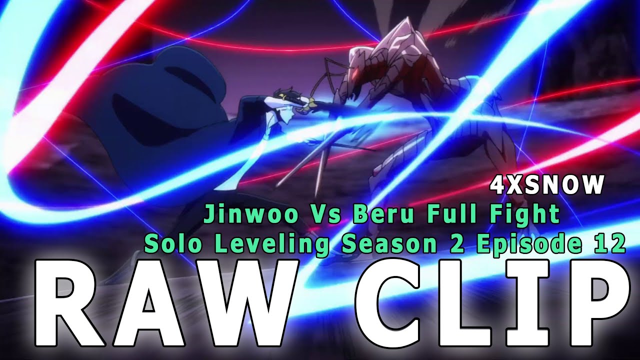 Sung Jinwoo Vs Beru Full Fight [ 4K ] Twixtor I Clips For Edits I Solo ...