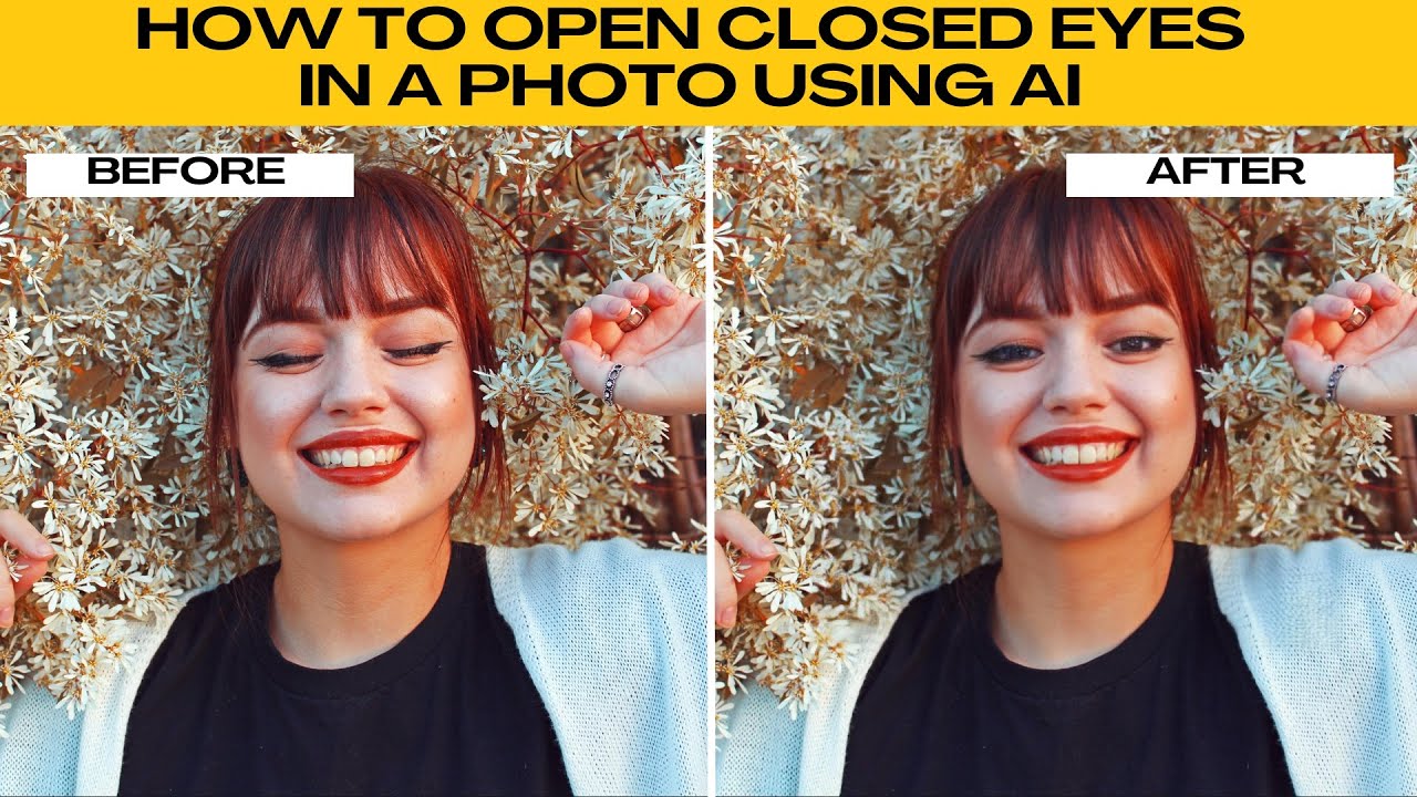 How to Open Closed Eyes in a Photo Using AI | FIX ACCIDENTAL BLINKS ...