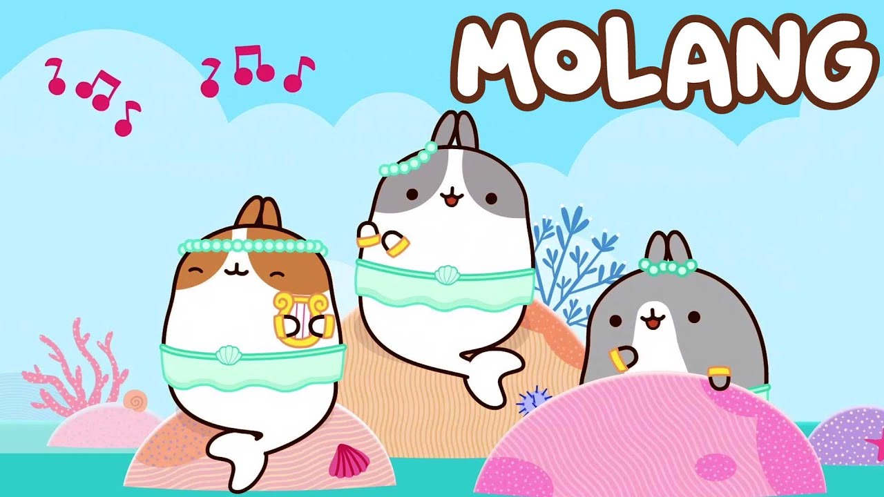 Molang 🐰 人魚たち THE MERMAIDS 💦 Cartoons collection 🌈 Cartoon For Kids ⭐ ...