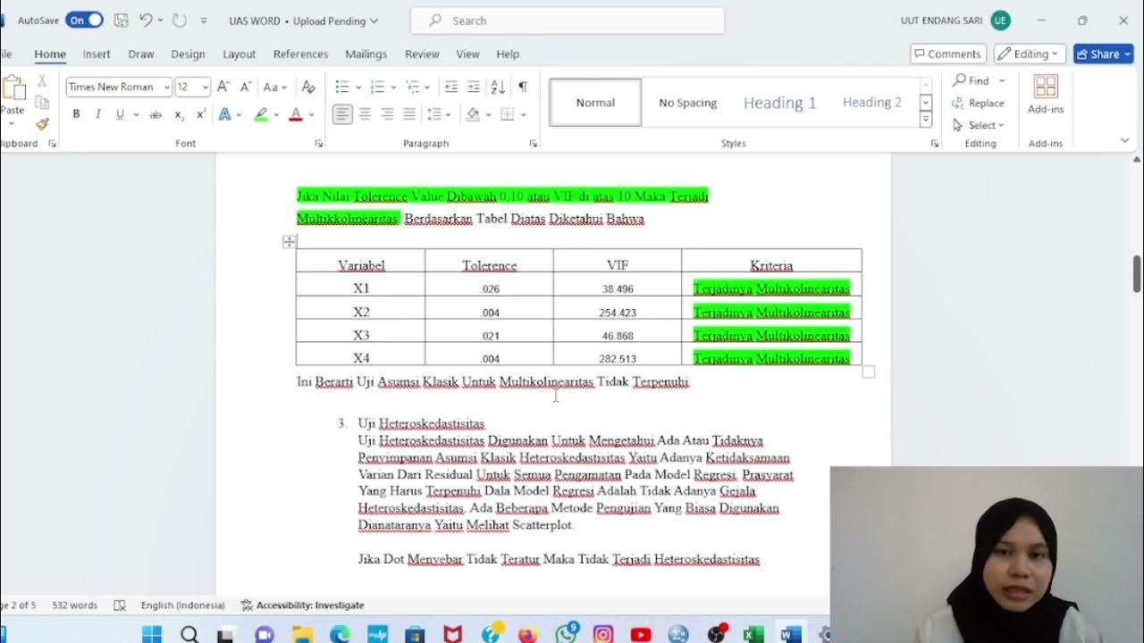 Tutorial Analisis Regresi Linear Berganda Lengkap Dengan Asumsi Klasik Menggunakan SPSS - YouTube
