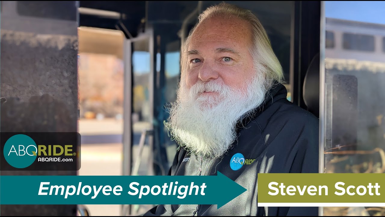 How do I become a bus driver? ABQ RIDE Employee Spotlight: Steven Scott ...