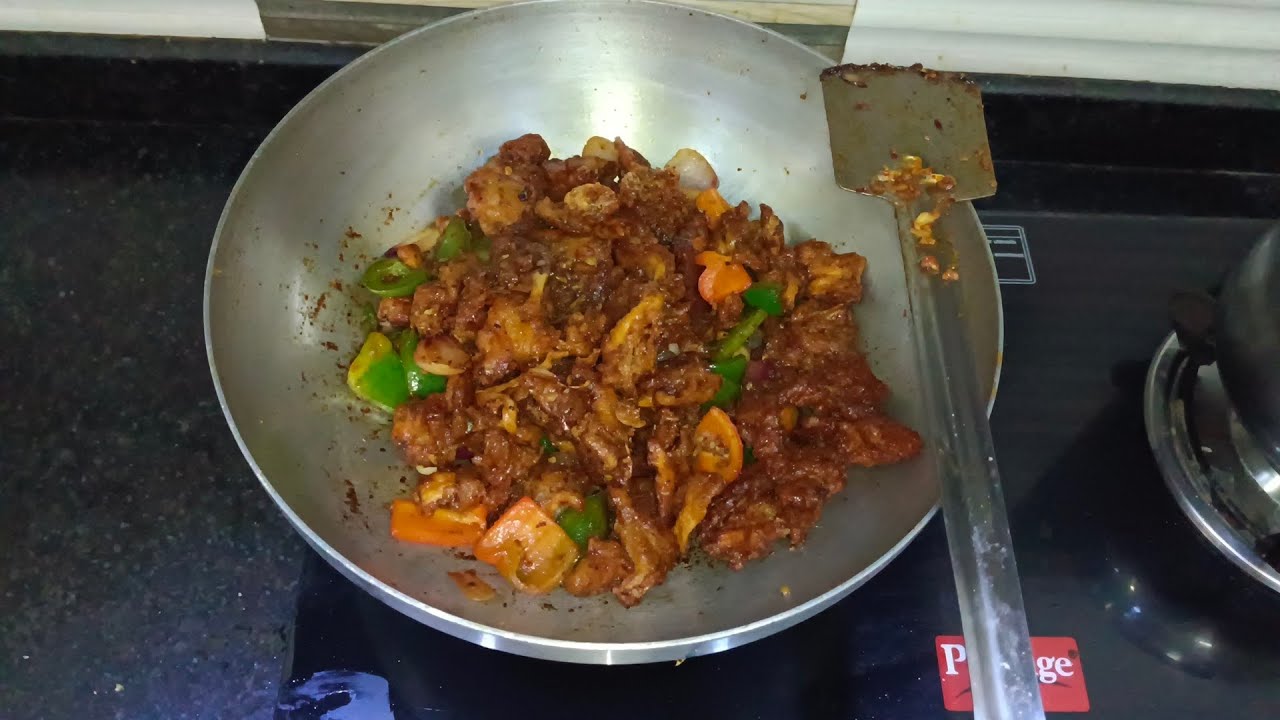 Chilli Mushroom recipe/ Chilli Mushroom Dry/ indo chinese chilli ...