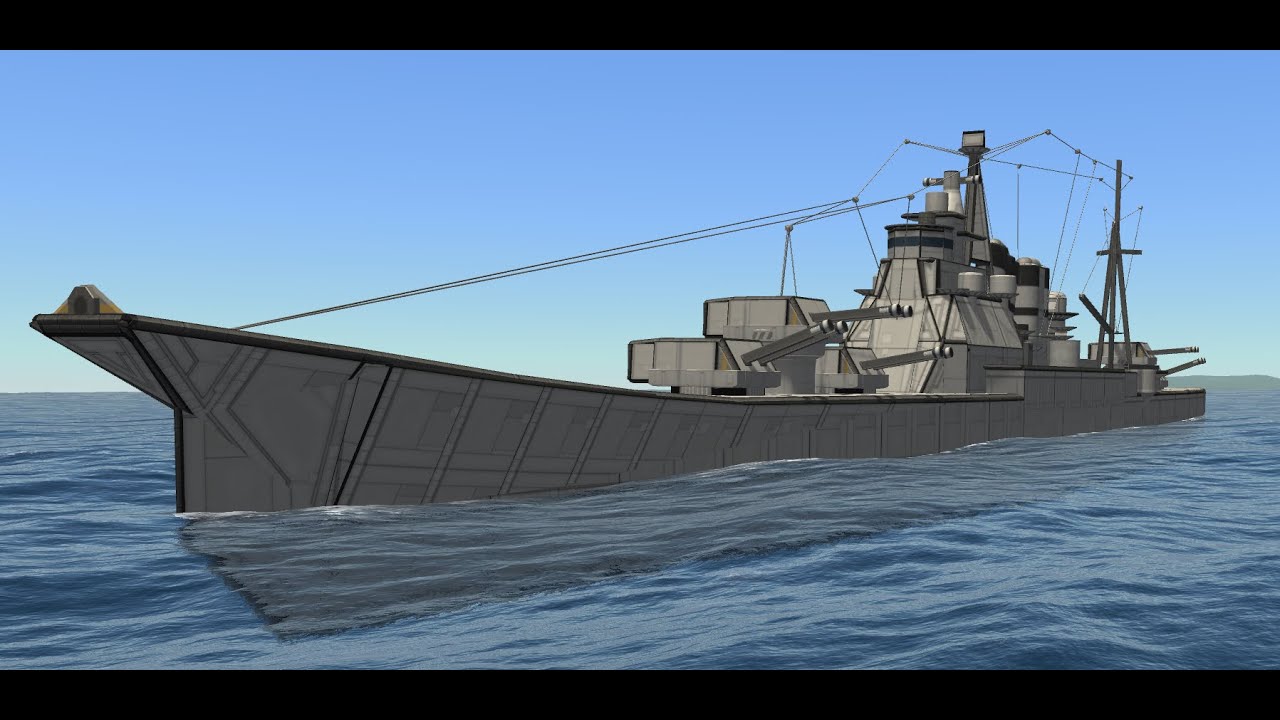 Takao Class Heavy Cruiser - YouTube