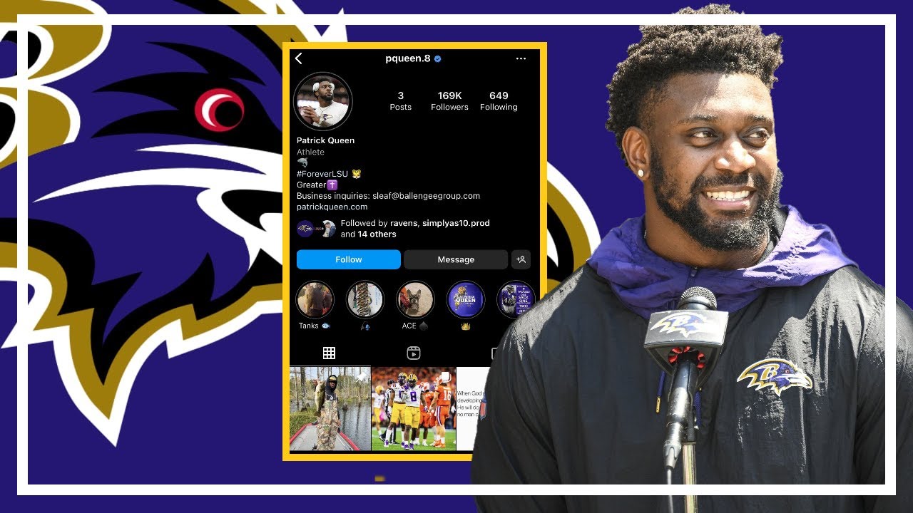 PATRICK QUEEN REMOVES ALL RAVENS STUFF FROM HIS SOCIAL MEDIA...DOES IT MEAN ANYTHING? - YouTube