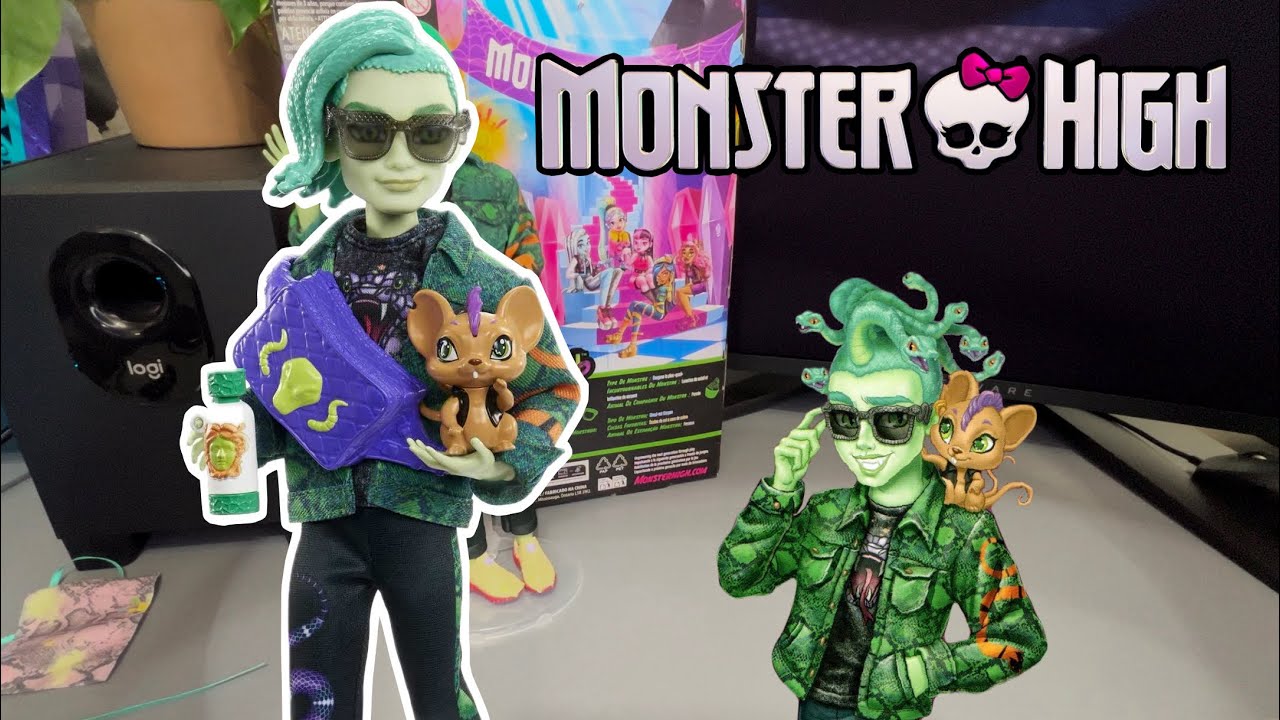 Monster High G3 DUCE GORGON! Unboxing and review! - YouTube