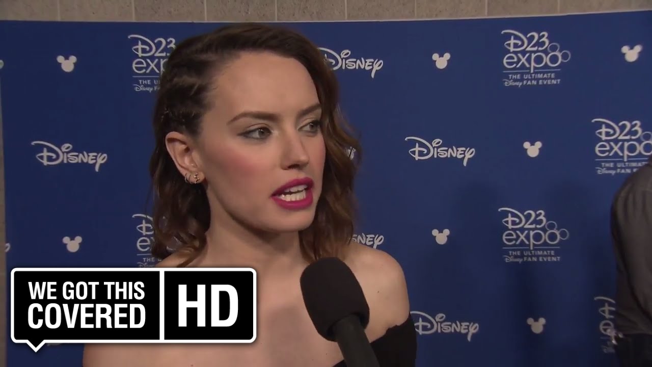 INTERVIEW: Daisy Ridley Talks STAR WARS: THE LAST JEDI At D23 [HD ...