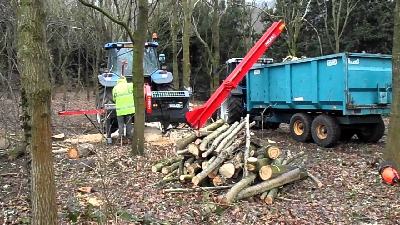 Log Processor in Wood - YouTube
