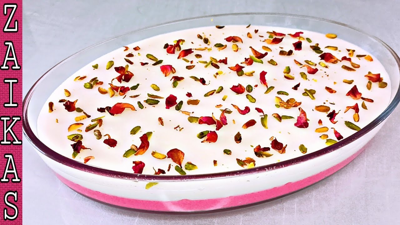 Turkish Dessert Recipe | No whipping Cream No Condensed Milk | 10 Min ...