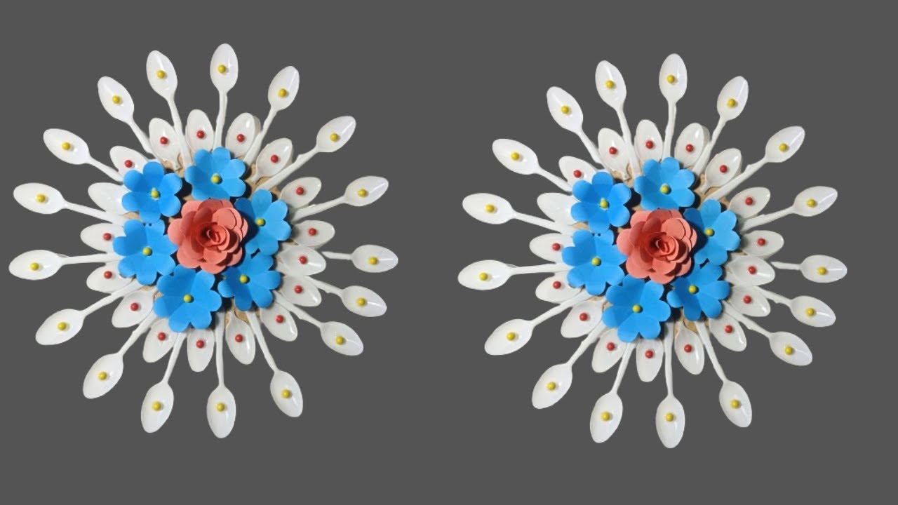 Beautiful Paper Flower Wall Hanging / Paper Craft For Home Decoration ...