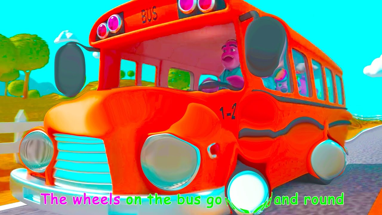 Cocomelon Wheels On The Bus Unique Remix Intro with Effects — 126 ...