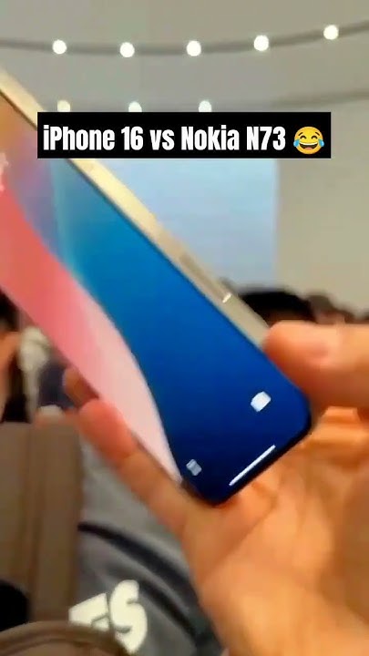 iPhone 16 vs Nokia N73 😂 #iphone16 #iphone #nokia #nokian73 #phone #shorts - YouTube