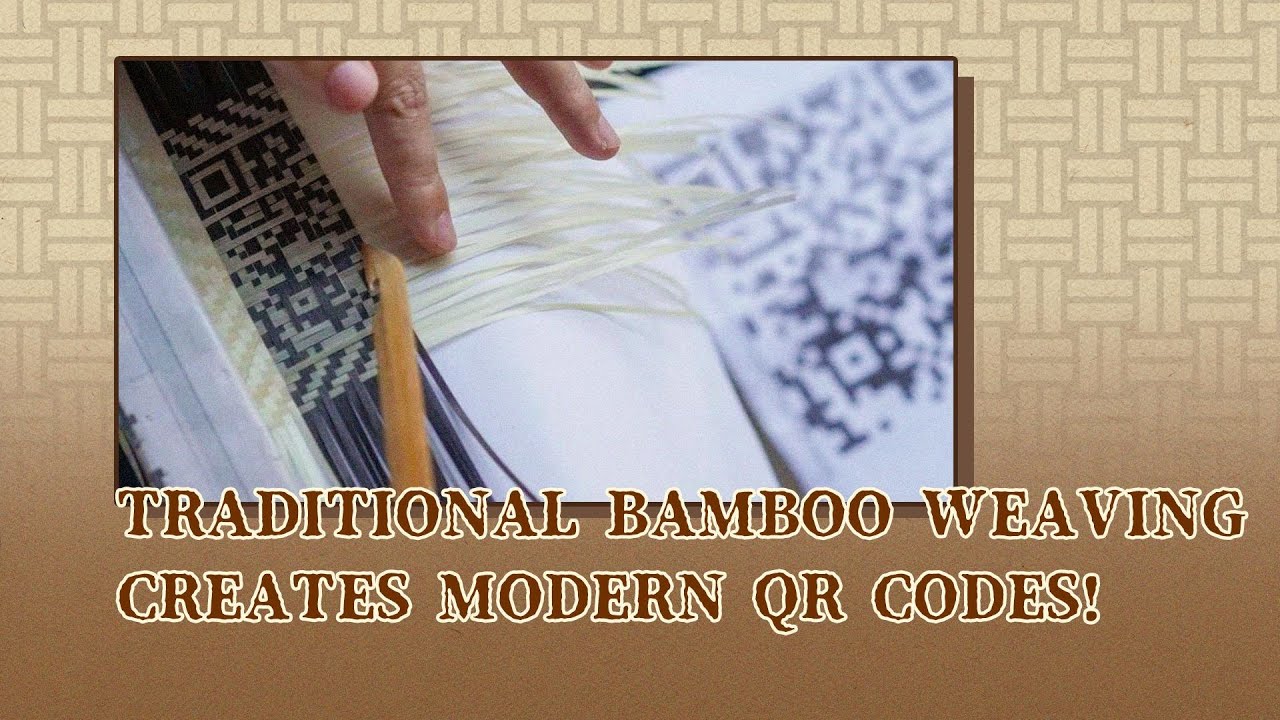 🎍Traditional Bamboo Weaving Creates Modern QR Codes! - YouTube