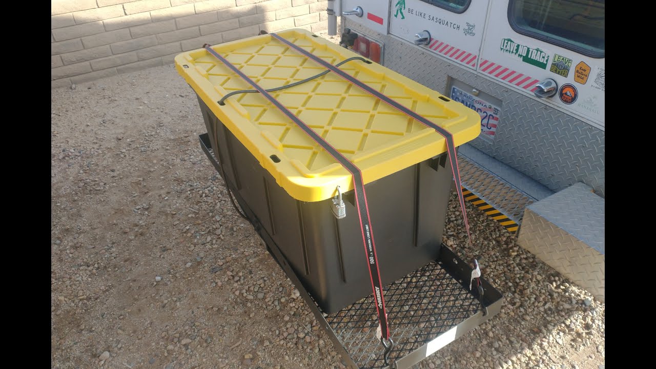 4x4 Ambo: DIY Hitch Box - YouTube