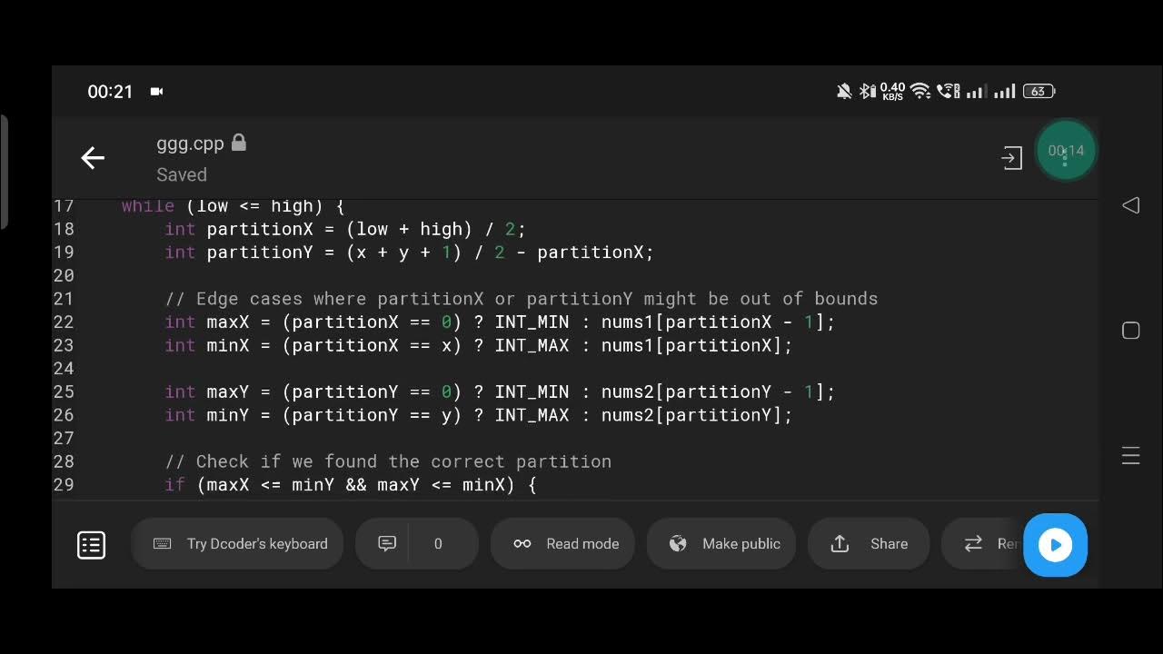 Find the Median of Two Sorted Arrays using Binary Search | Efficient ...