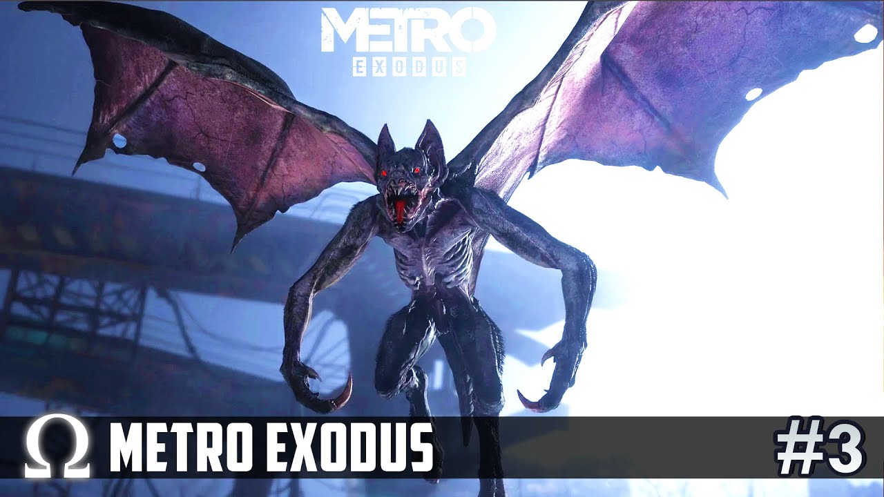 HUNTED by a GIANT MUTANT BAT! 🦇 | Metro Exodus #3 (Sam's Story DLC ...