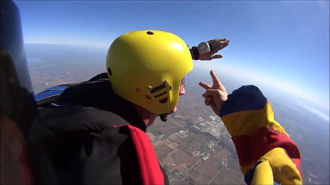 Sam's AFF Jumps Accelerated Freefall - YouTube