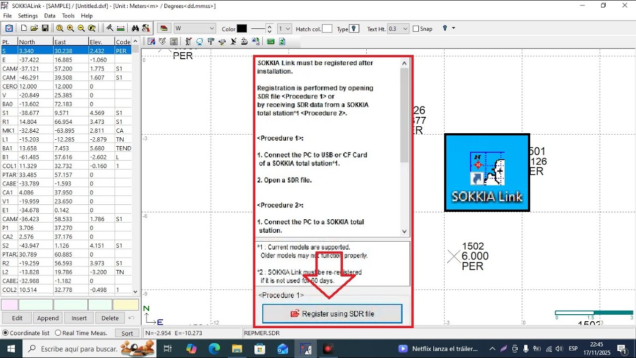 Instalar e instalar SOKKIA LINK - YouTube