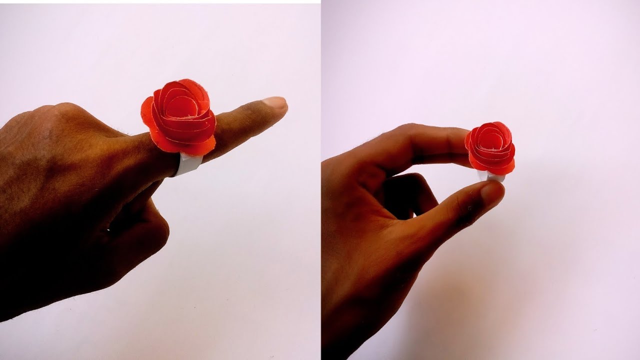 How to make a Paper Rings | Origami Ring | Easy Origami Ring - YouTube