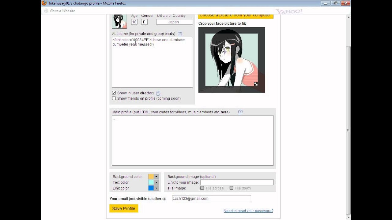Chatango editting 2013 - YouTube