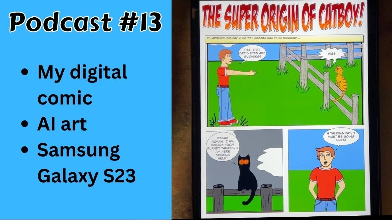 My digital comic, AI art, and more! Gadgeteer Podcast #13 - YouTube