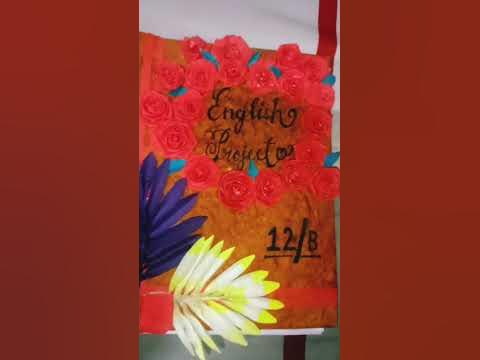 gorgeous design for project file first page . - YouTube