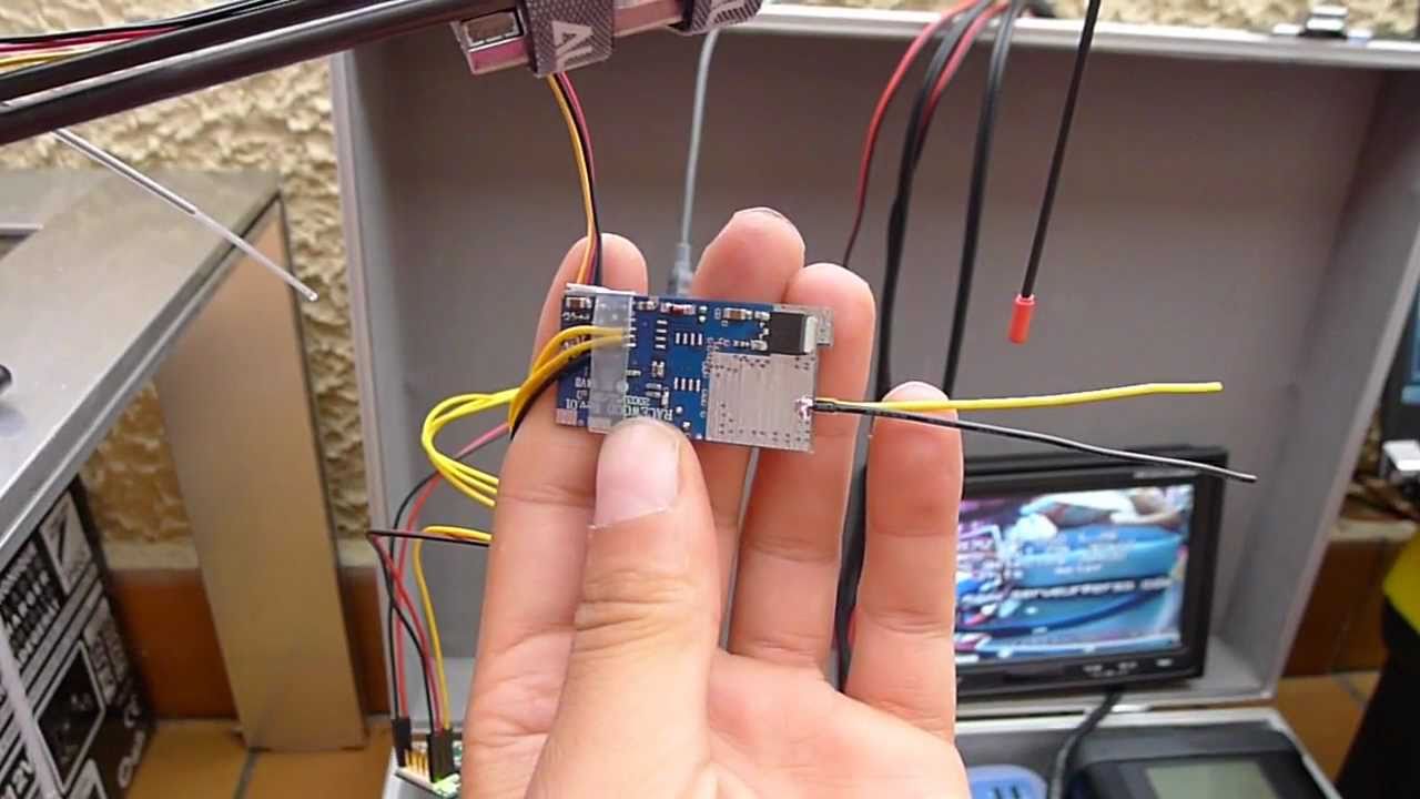 Hacked FPV video transmitter / remotly controlable video downlink ...