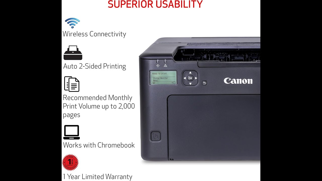 Canon imageCLASS LBP122dw Review : Fast Wireless Duplex Laser Printer ...