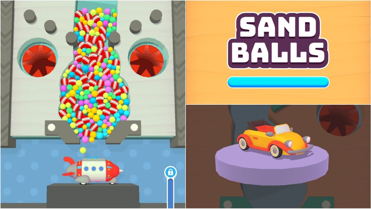 SAND BALLS ALL LEVELS 1118 GAMEPLAY | ALL BALLS | UNLOCKED NEW CAR ...