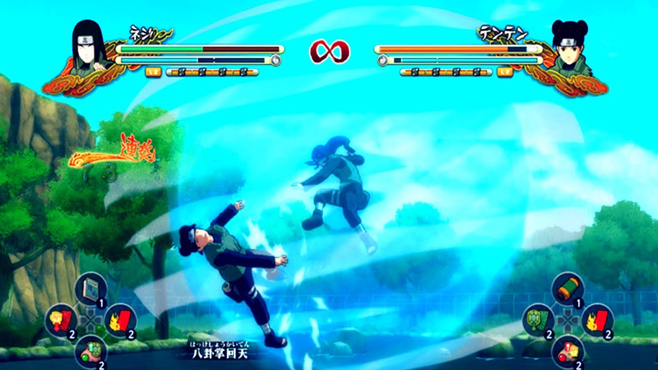 *Neji Double Rotation Glitch* Naruto Shippuden: Ultimate Ninja Storm 3 ...