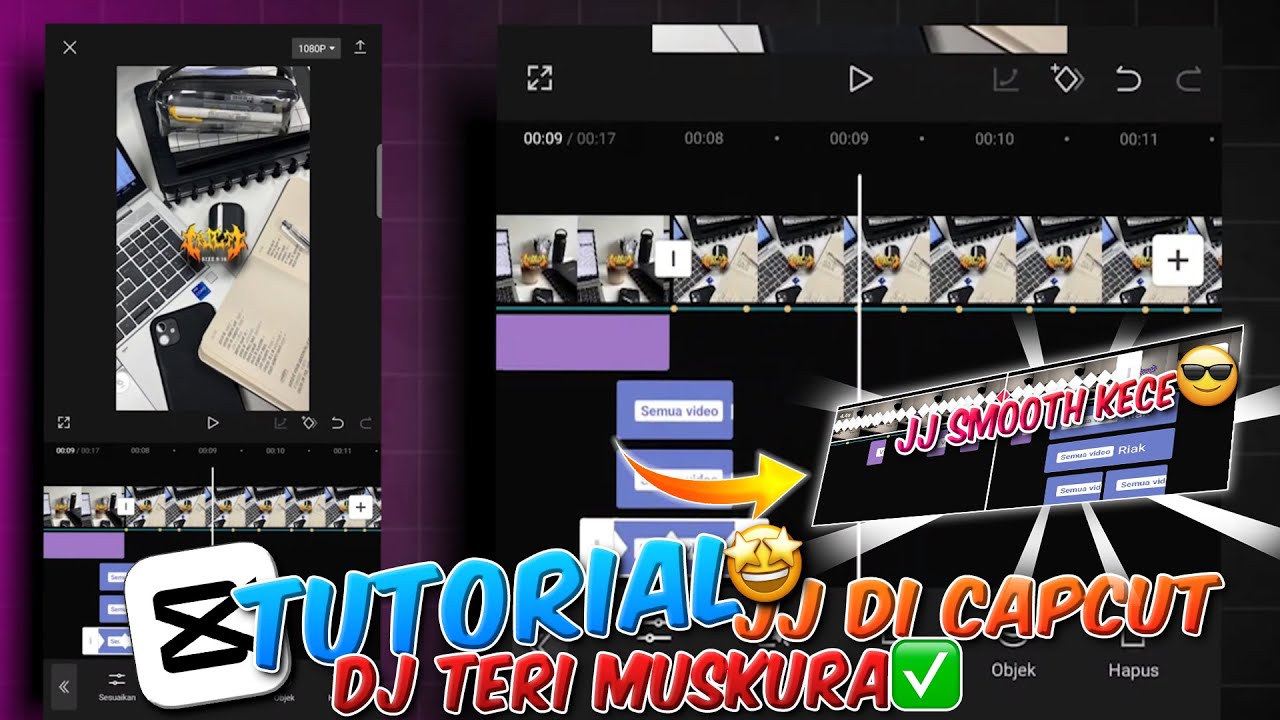 Tutorial Cara Edit Video JJ Capcut DJ TERI MUSYURA😍 Yang Lagi Trend Di Tiktok 2025 - YouTube