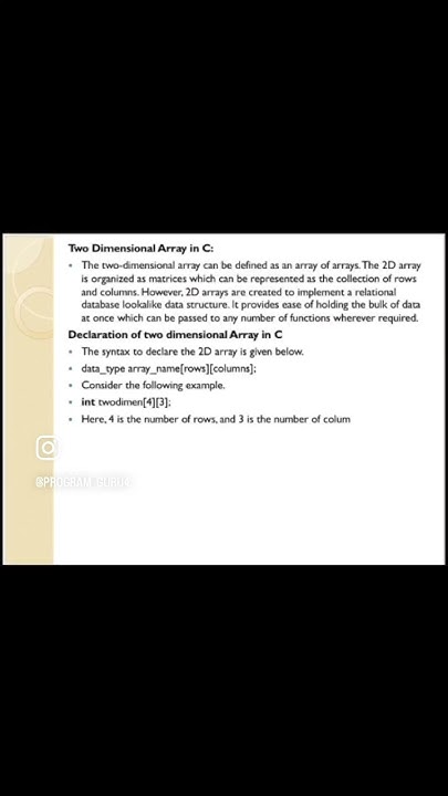 What Is Array In C Cprograming Coding Programmer Program Cprogramming Programming 8941