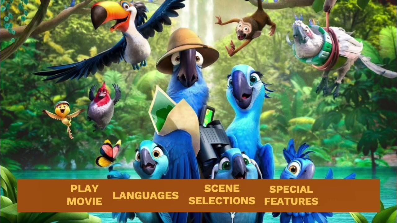 Rio 2 2014 DVD Menu Walkthrough - YouTube