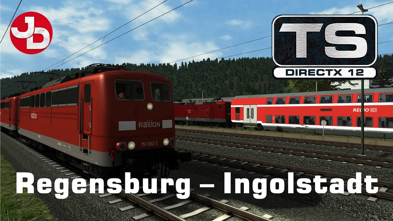 Train Simulator: Regensburg – Ingolstadt on DirectX 12 - YouTube