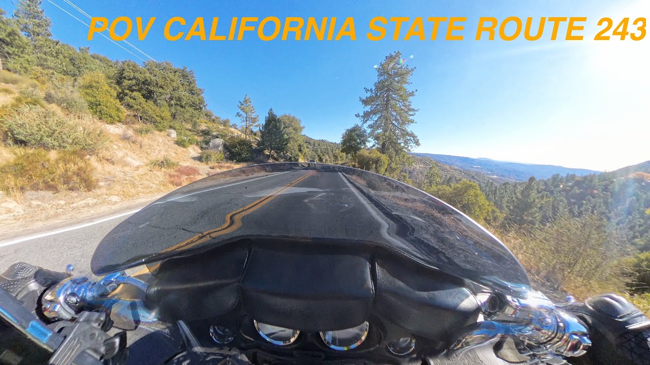 Experience California Route 243 Like Never Before | Harley Street Glide ...