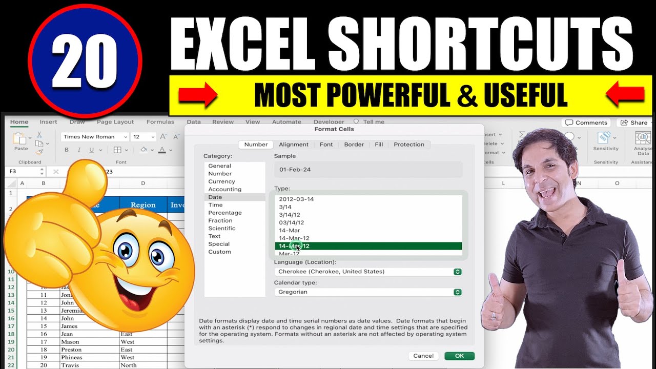 20 Excel Shortcuts 2024 / 20 Excel Shortcuts to Save You HOURS of Work ...