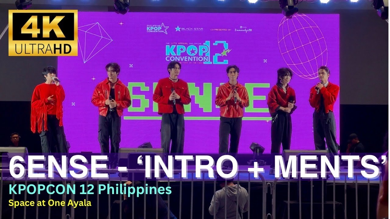 [FANCAM] 6ense - 'Introduction + Ments' at KPOPCON 12 Philippines ...