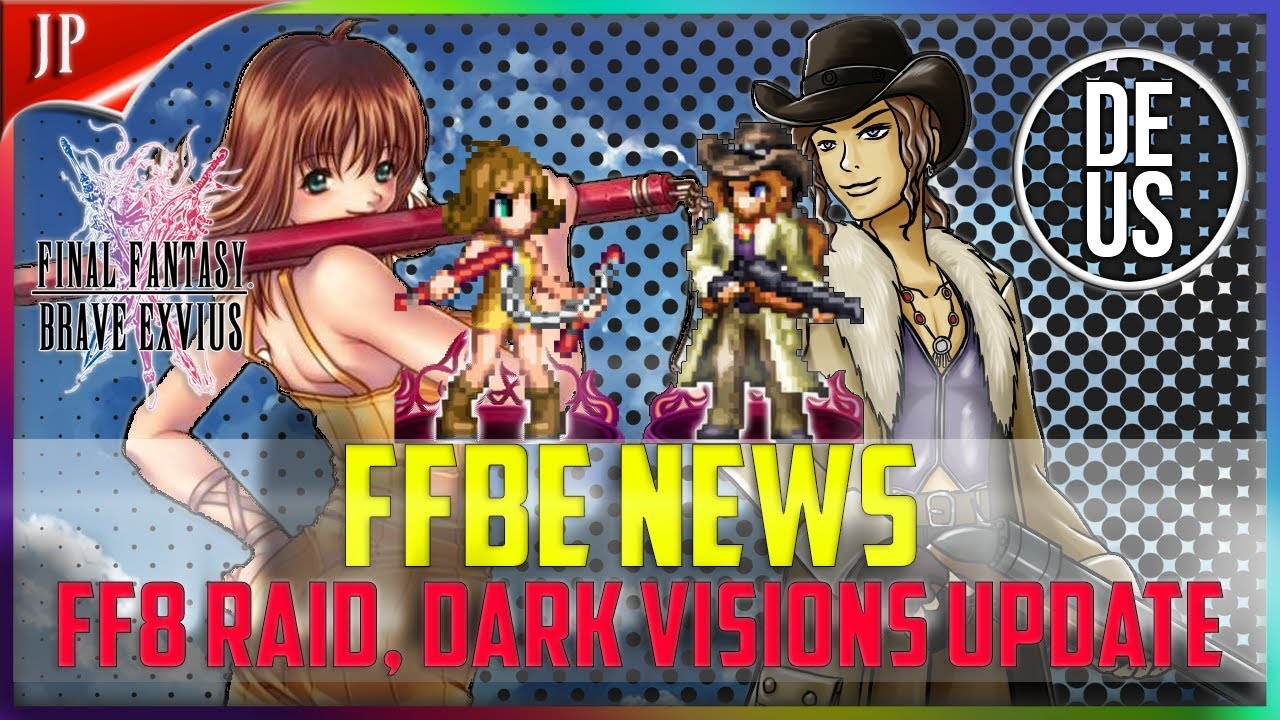 Selphine & Irvine are here! FF8 Raid, New Trial! FFBE News Final Fantasy Brave Exvius Japan FFBE ...
