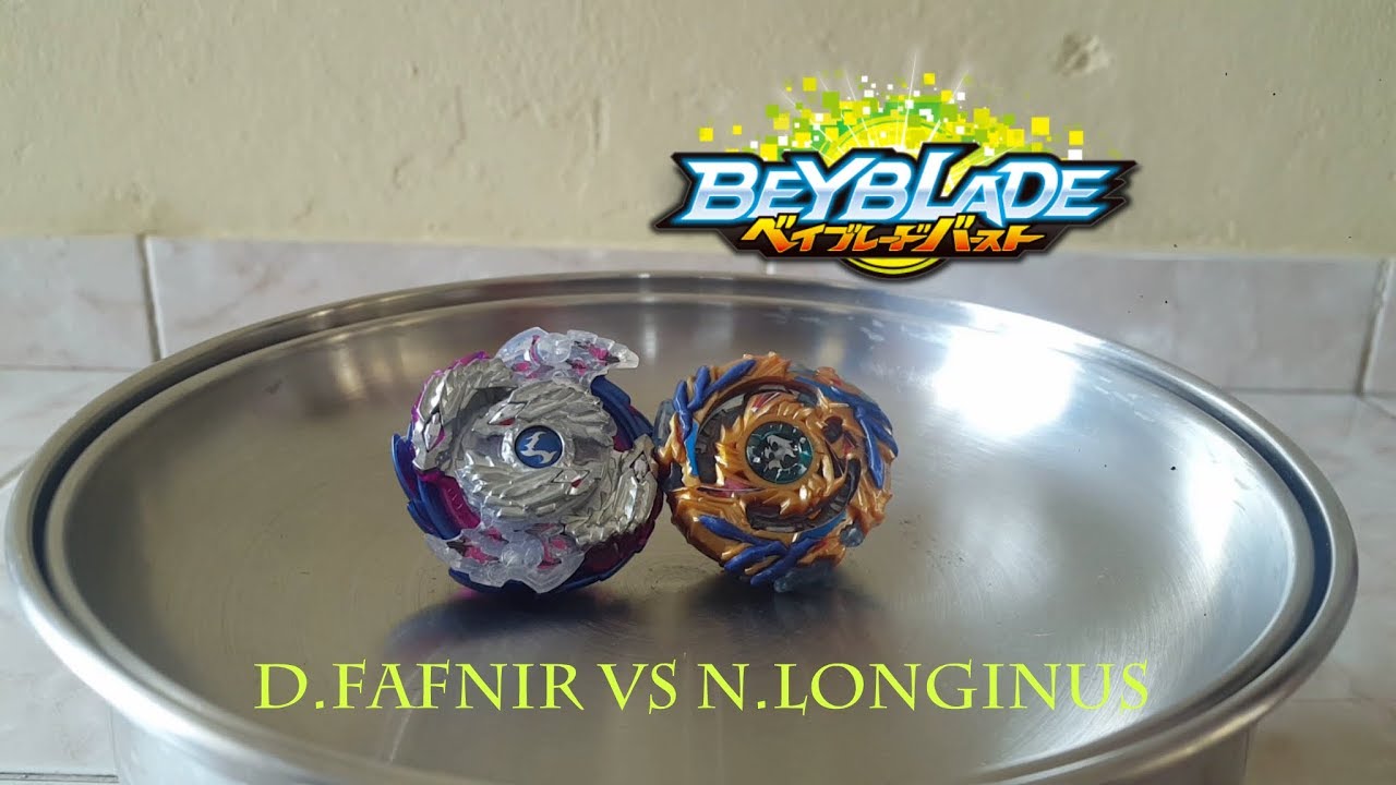 Beyblade Burst God: Drain Fafnir 8.O. VS Nightmare Longinus Ds ...