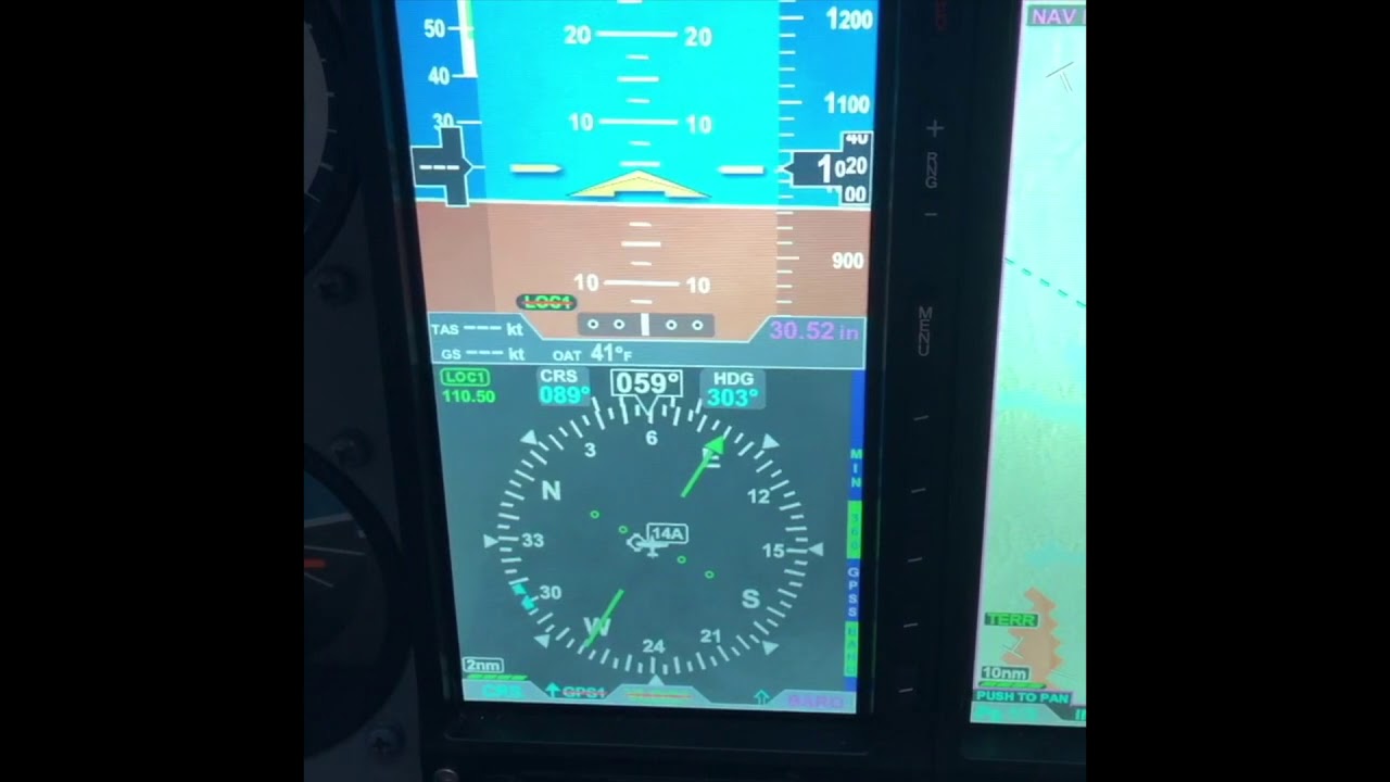 Altimeter Setting on Aspen PFD - YouTube