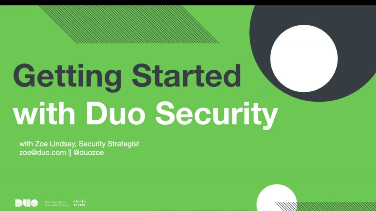 Getting Started With Duo Security - YouTube