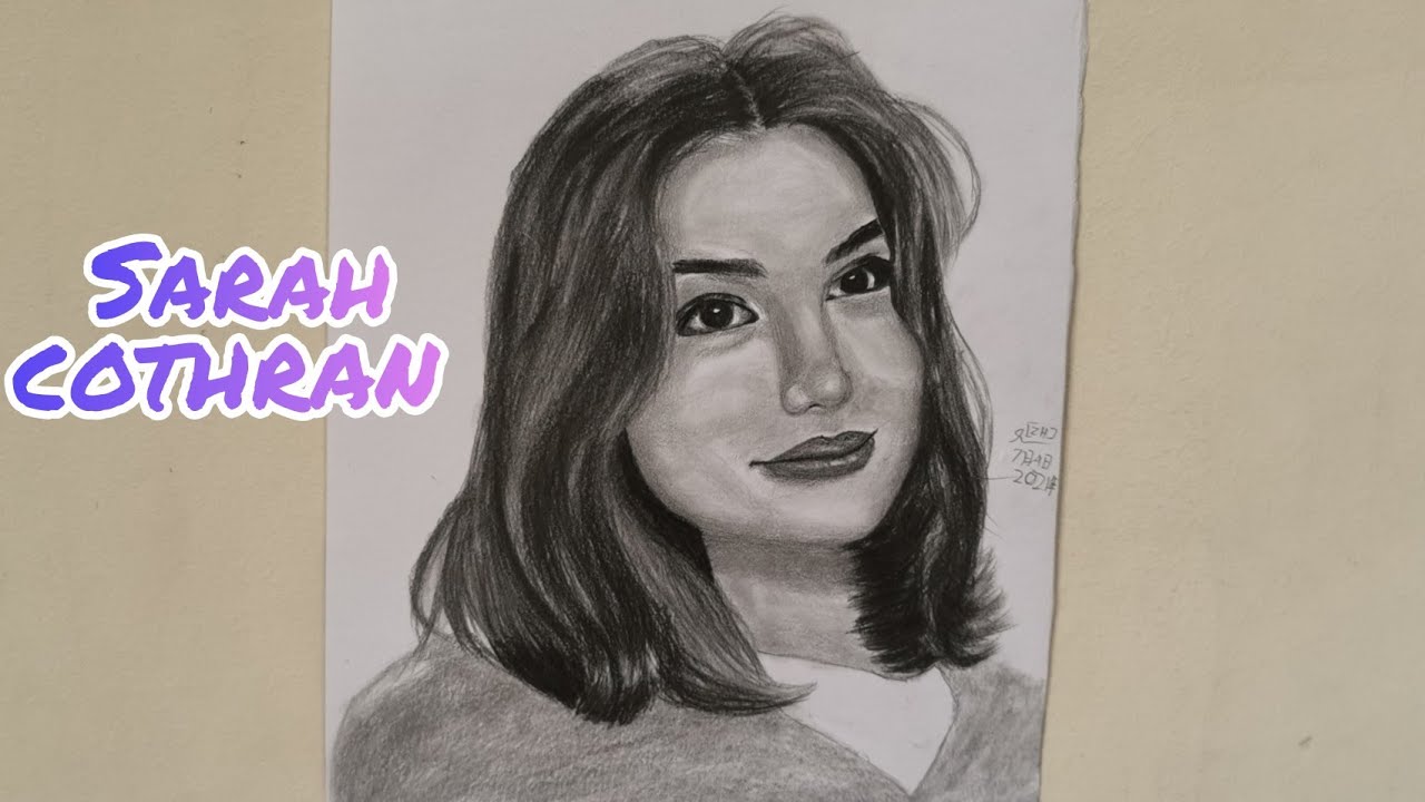 Drawing Sarah Cothran 描画Sarah Cothran｜Drawing[ZH] 郑ZHEN宏 - YouTube