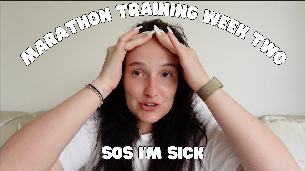 Week of Marathon Training I Training When Sick - YouTube