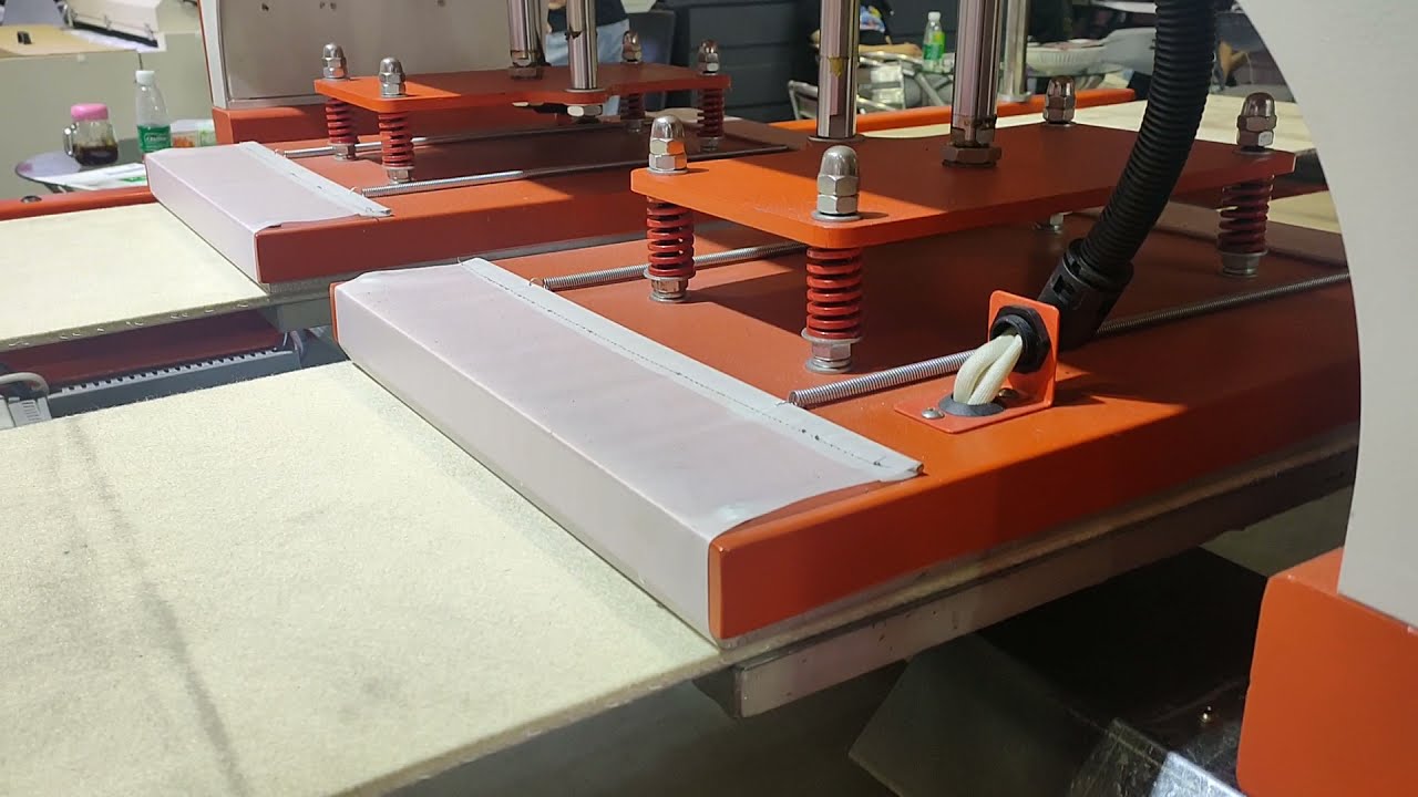 Heat Press Printing Felt & Textile Machine - YouTube